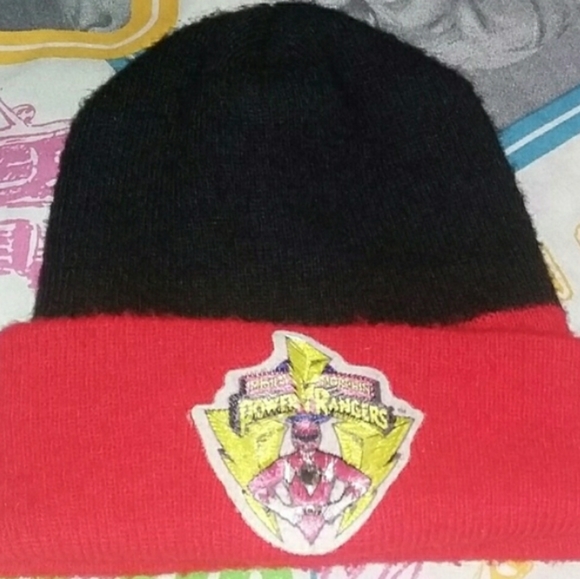 Vintage | Accessories | 994 Power Rangers Pink Ranger Winter Beanie Hat ...